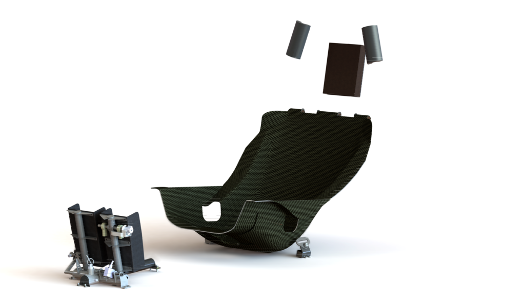 FSAE | Carbon-Fibre Bucket Seat | Sameh Khan